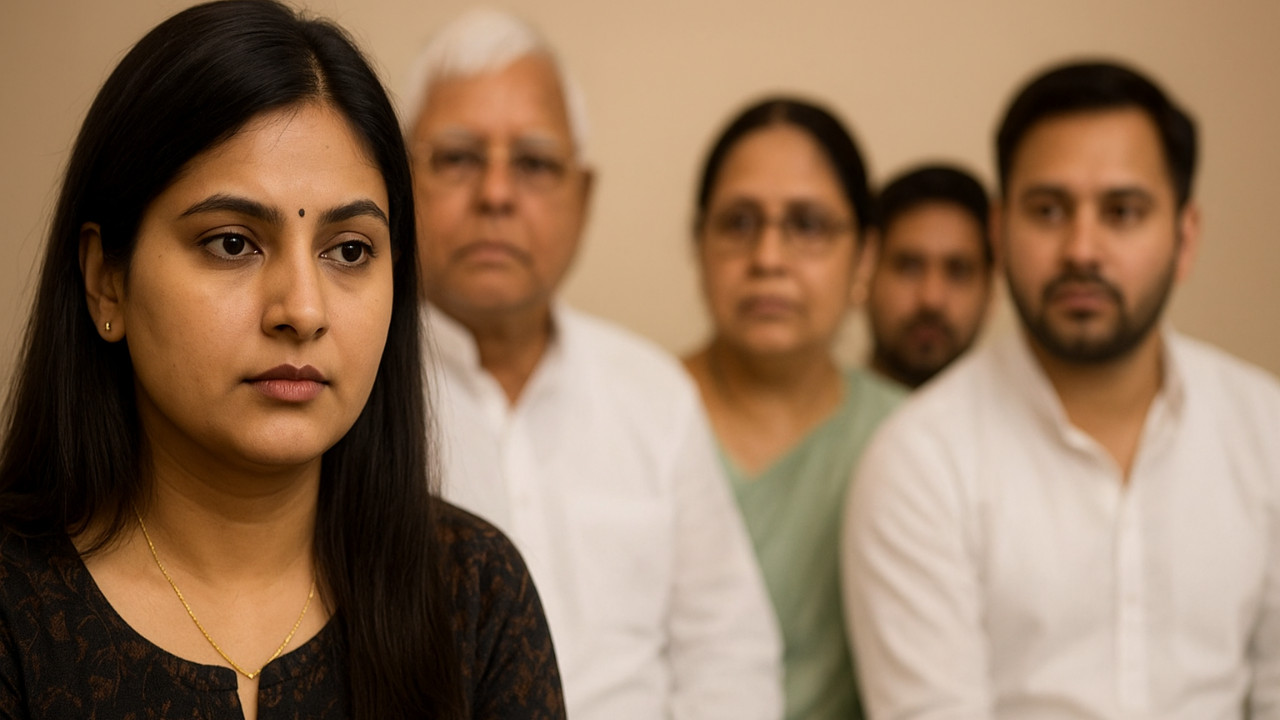 Rohini acharya breaks ties unfollows lalu tejashwi and entire rjd family on x