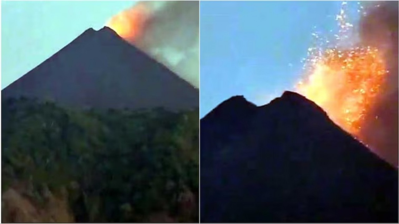 Indias only active volcano erupts 42 magnitude quake shakes andaman sea