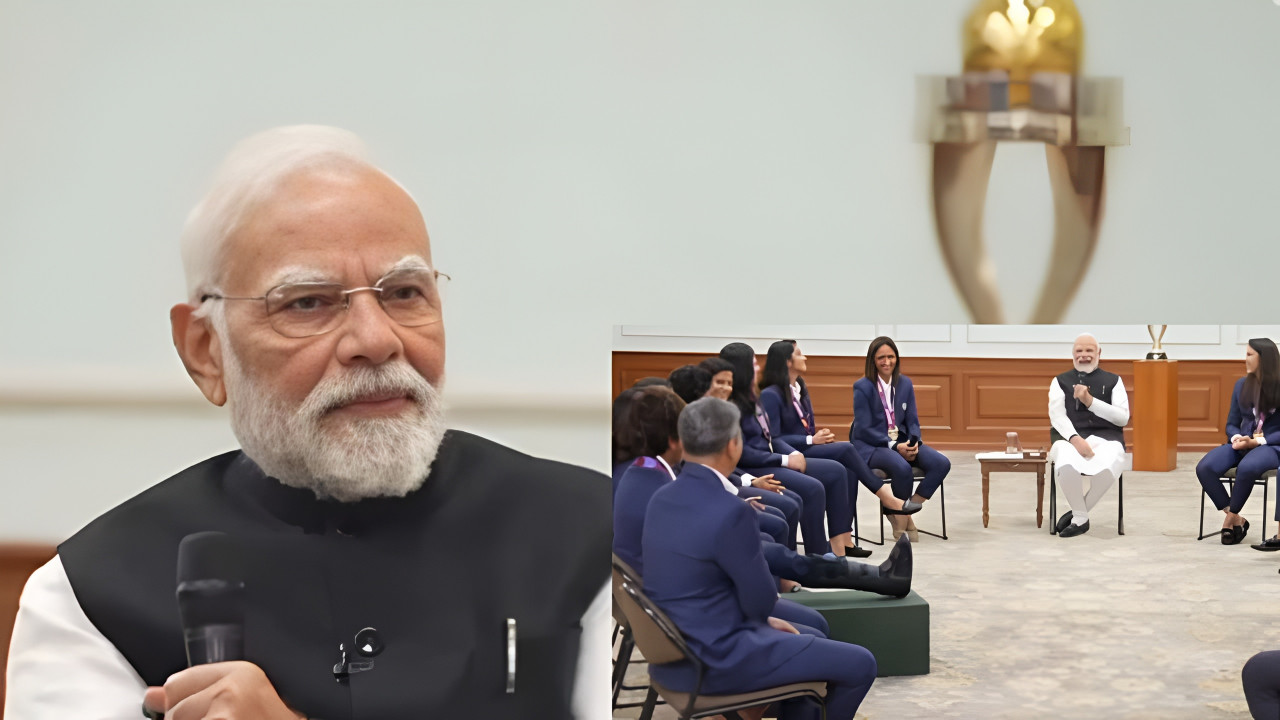 Hanuman ka tattoo jai shri ram pm modi interacts with indian women ...