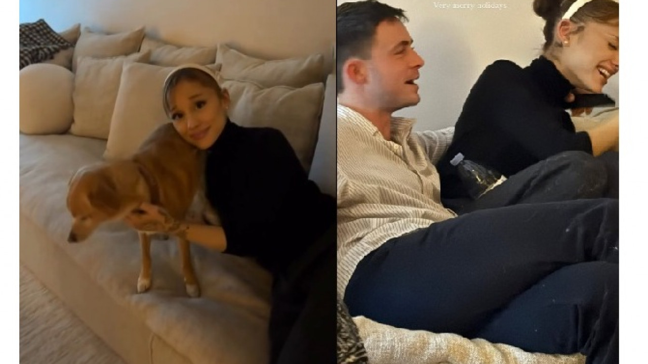 Instagram story trend ethan slaters holiday post of ariana grande ...