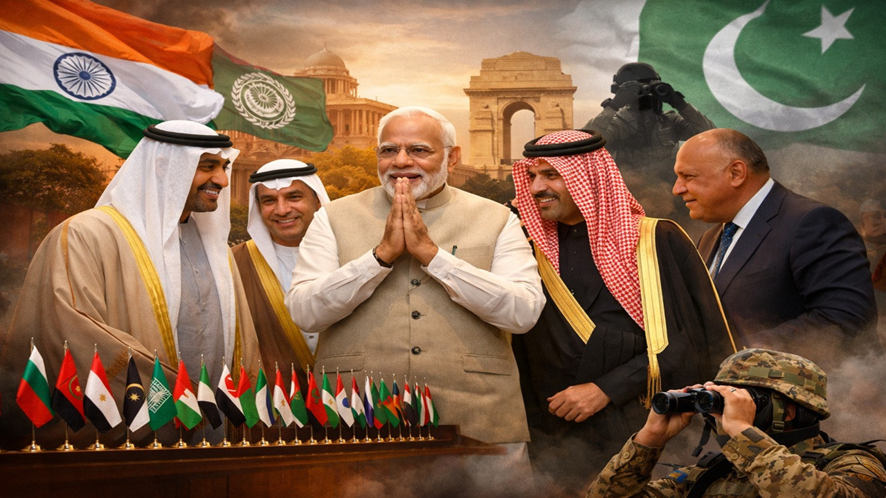 From palestine to saudi arabia arab leaders gather in delhi pakistan ...